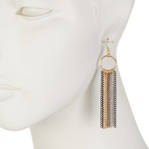 Lee angel | Jewelry | Lee By Lee Angel Tri Color Fringe Earrings Nwt ...